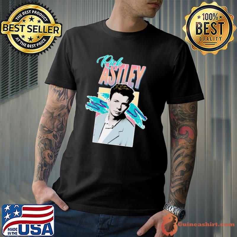 80s Aesthetic Tribute Rick Astley shirt - Guineashirt Premium ™ LLC